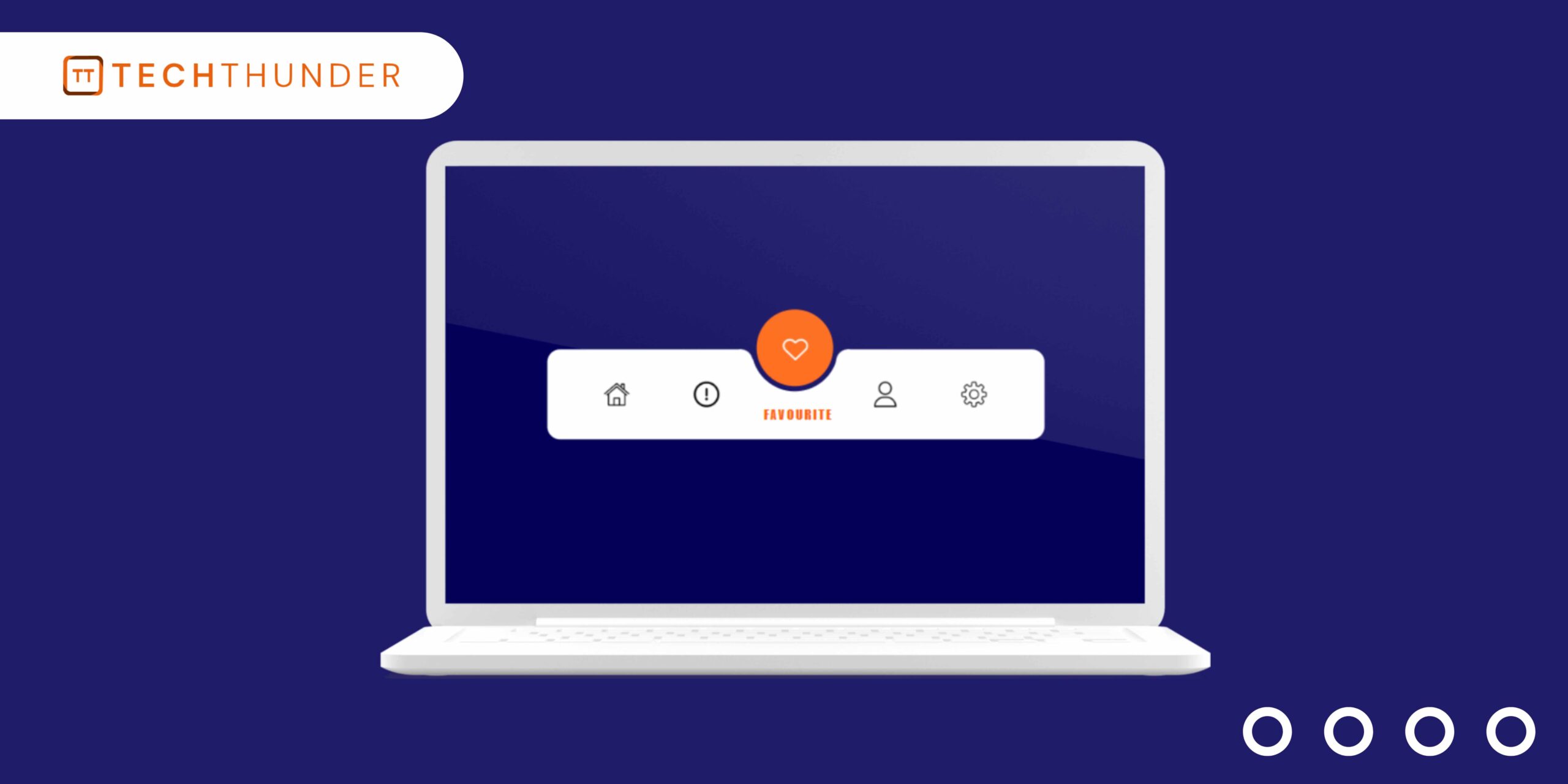 Animated navigation menu using CSS and Javascript - The Tech Thunder
